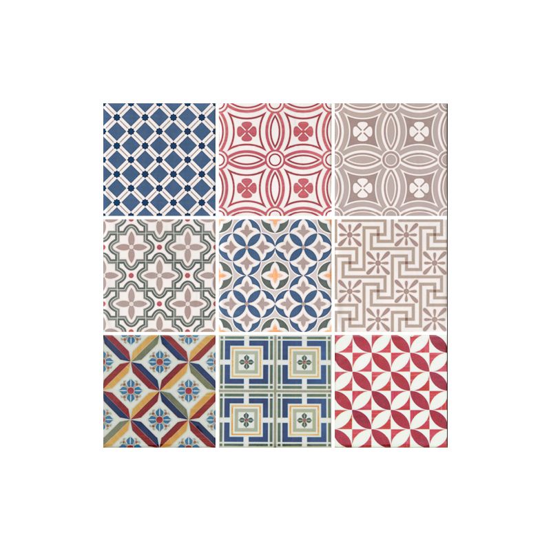 Alice Butik keramisk vægflise patchwork mønster mønstre